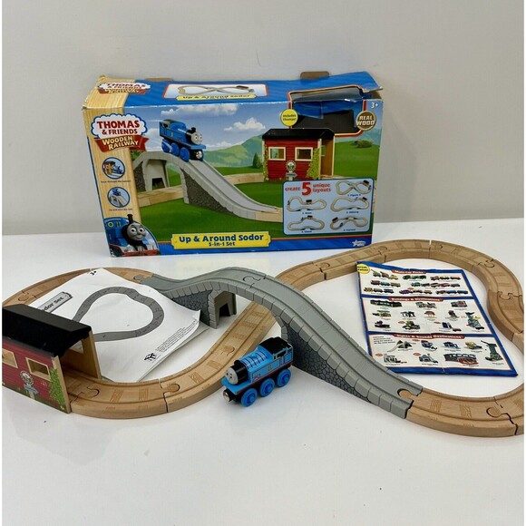 Thomas & Friends | Toys | Thomas Wooden Railway Train 5in Up Around ...